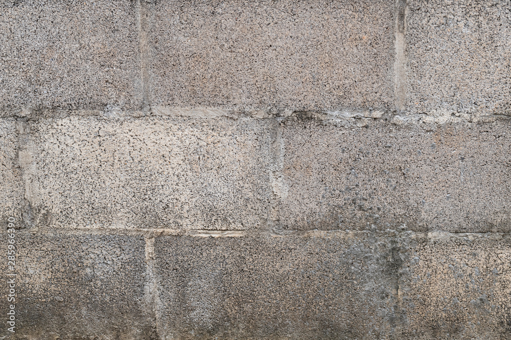 Old concrete block wall background and texture Stock Photo | Adobe Stock
