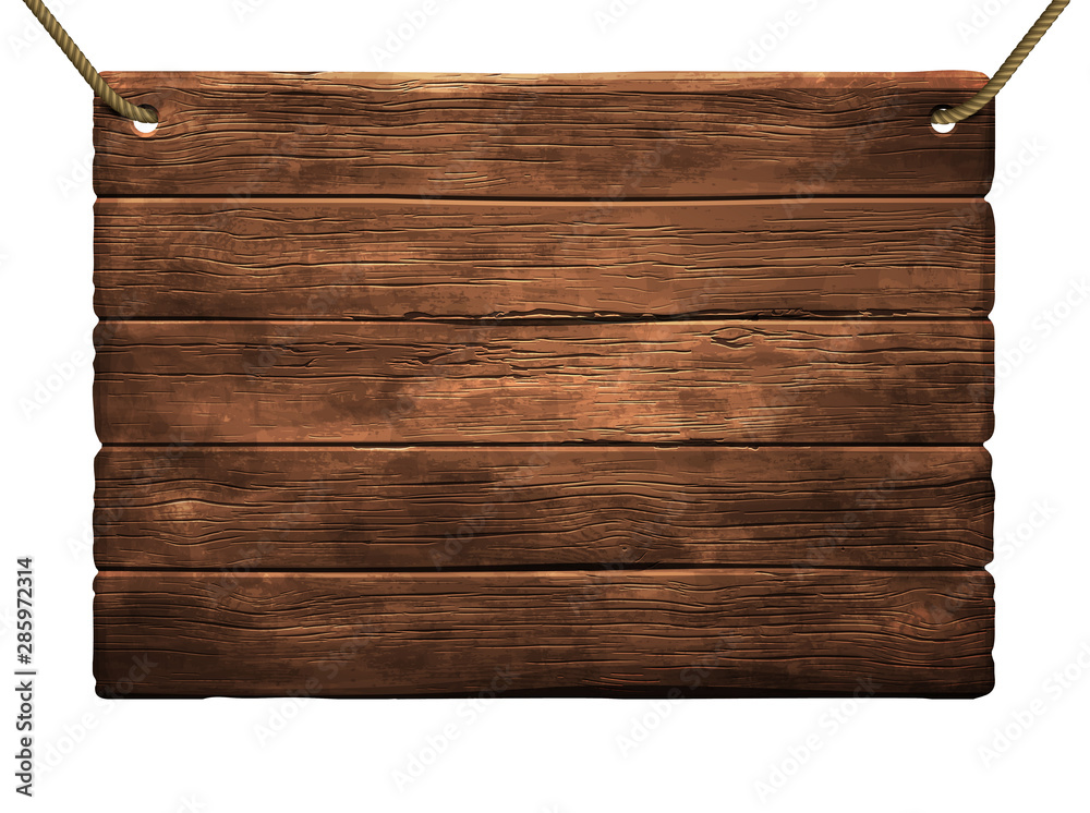 wooden shield background. High detailed illustration Stock Vector ...