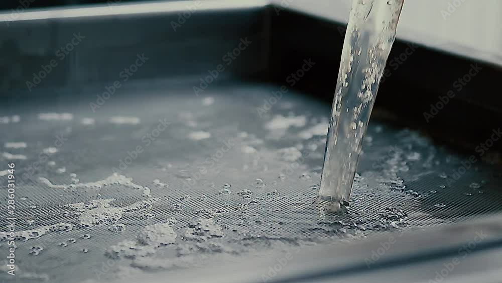 Liquid sweet organic sap syrup from maguey mexican plant Stock ビデオ ...