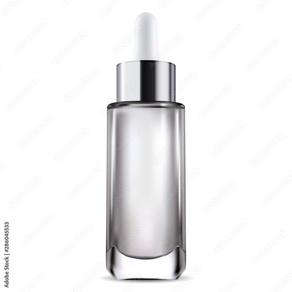 Serum Product. Cosmetic Drop Bottle 3d Template for beauty Oil, Liquid ...