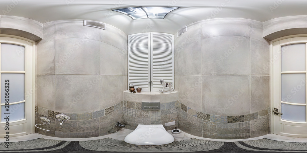 full seamless hdri panorama 360 degrees angle view in interior of ...