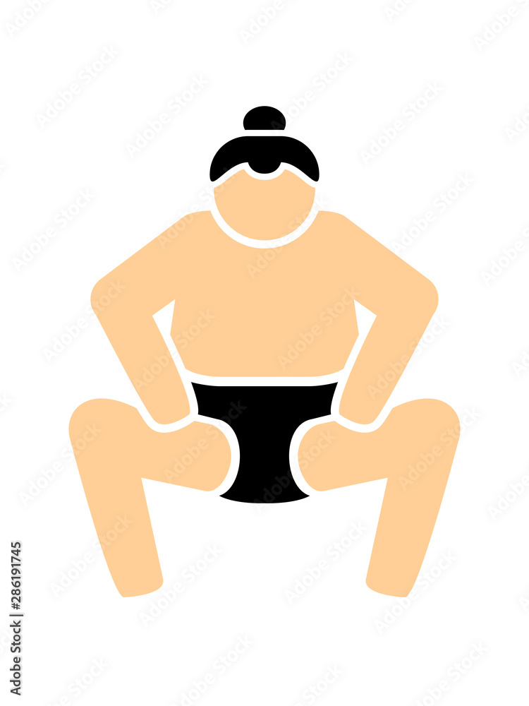 sumoringer clipart sport sumo ringer asiatisch japanisch ringen pose ...