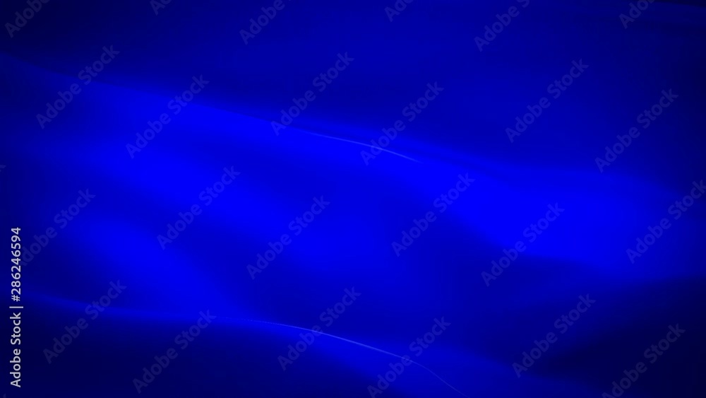 Blue background flag video waving in wind. Realistic sea background ...