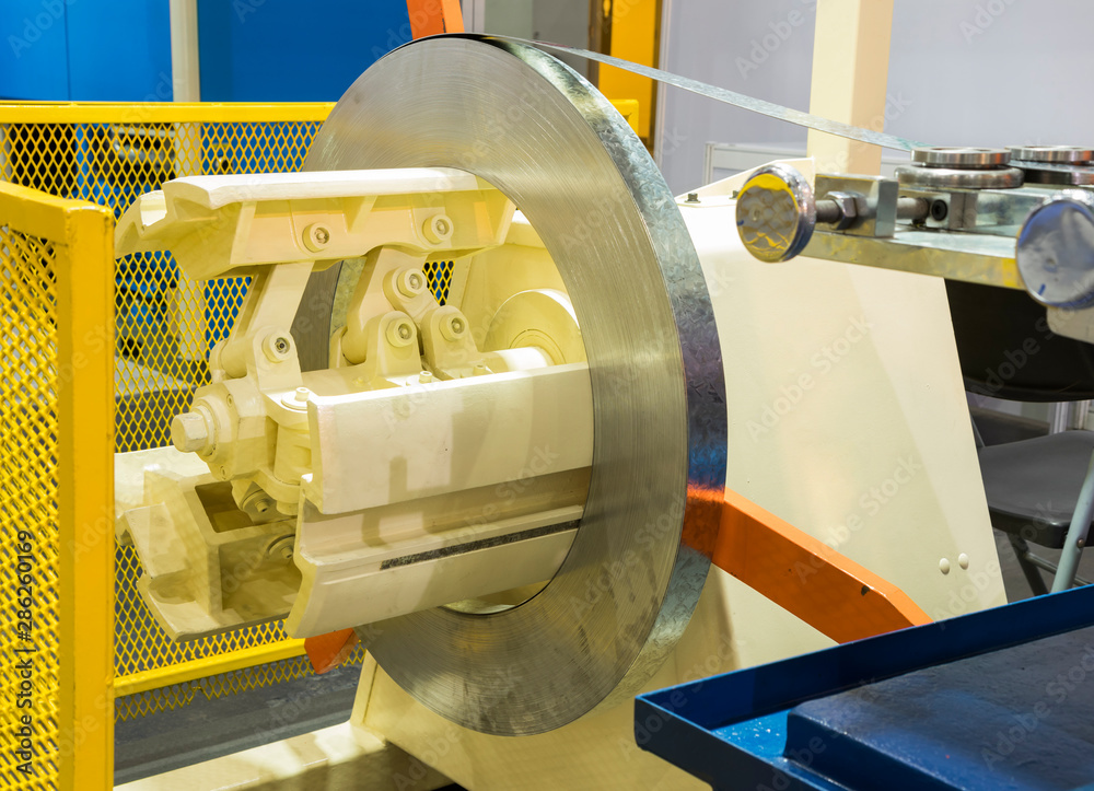 stainless steel coil roll in machine ; ready to use in cold rolling ...