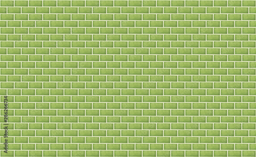 Green ceramic rectangle tile with cracked surface texture background ...