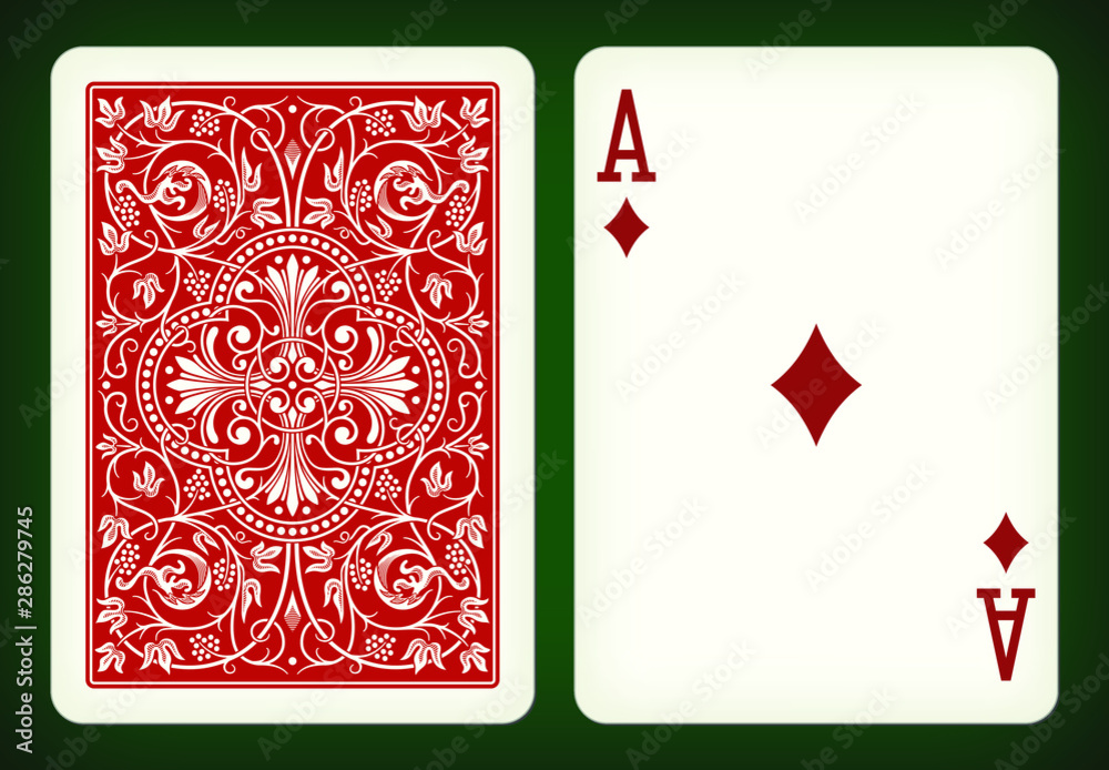 Playing Cards Ace Of Diamonds