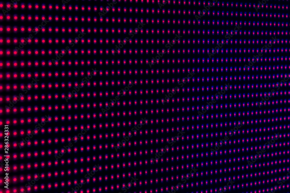 RGB LED Pixel Pitch - Red Green Blue - Color Mixing LEDS. Perspective ...