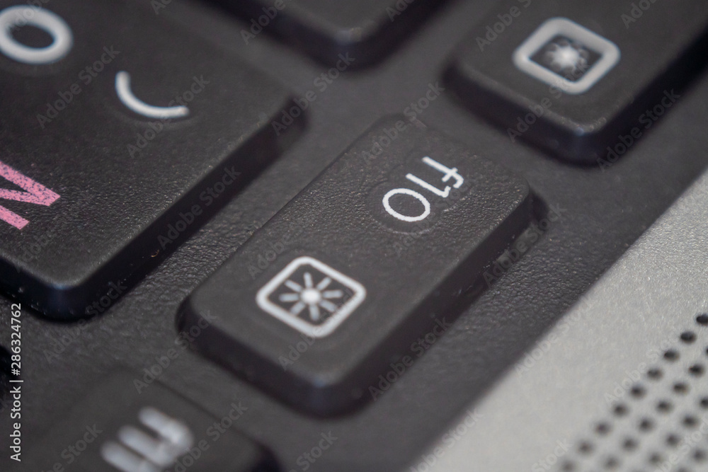 Close Up Of The F10 Key On A Keyboard Stock Photo Adobe Stock