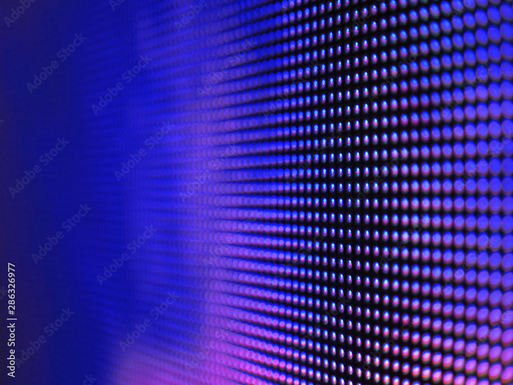 RGB LED Pixel Pitch - Red Green Blue - Color Mixing LEDS. Perspective ...