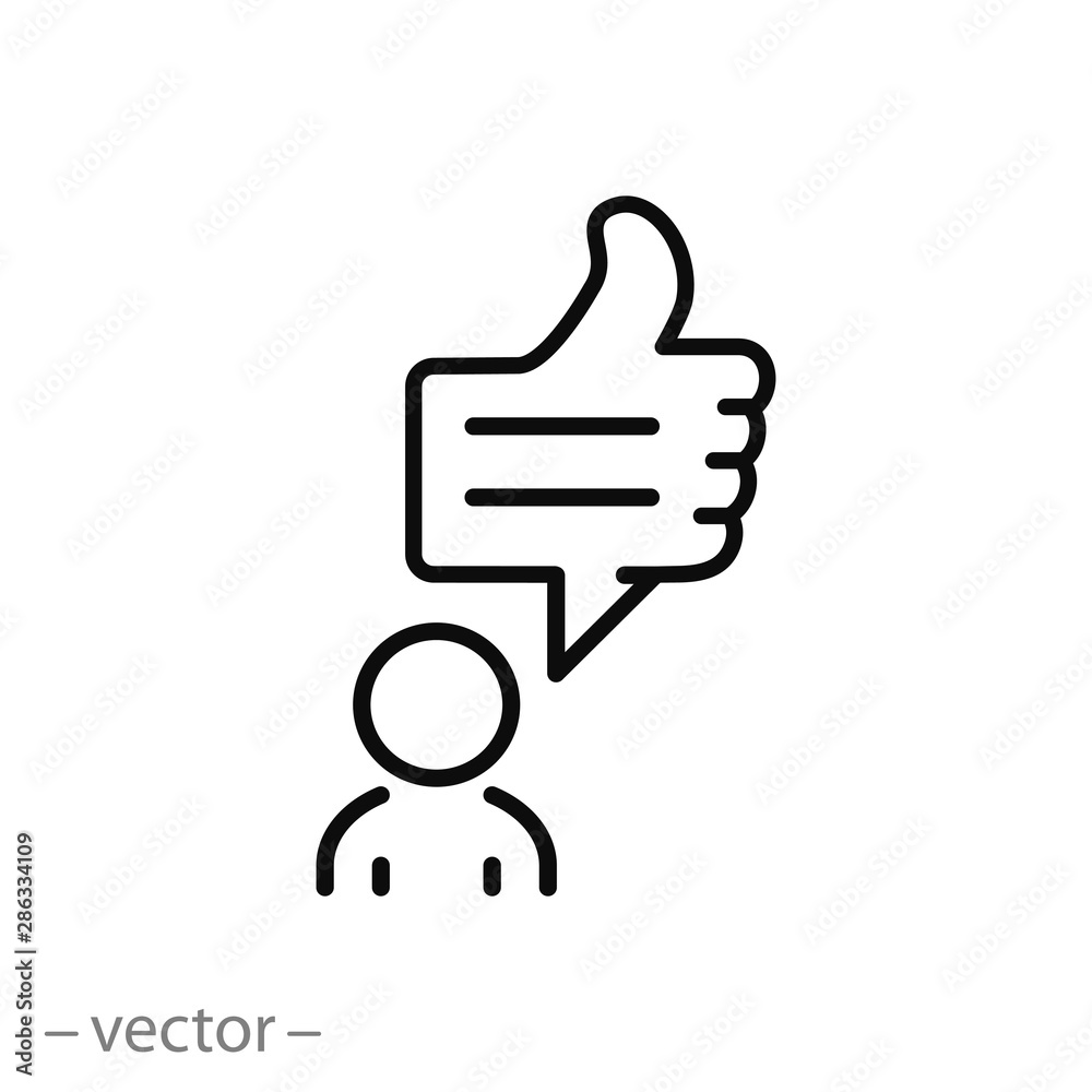 recommend reference icon, good satisfaction customer, approval ...