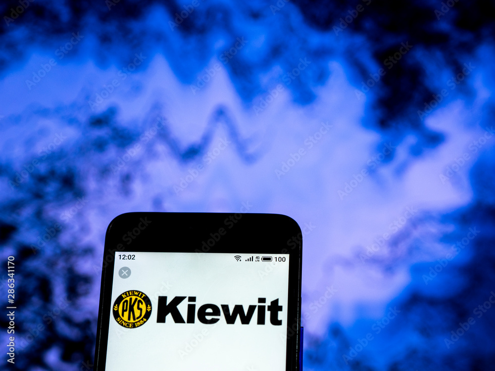 Kiev, Ukraine, December 28, 2018, illustrative editorial. Kiewit ...