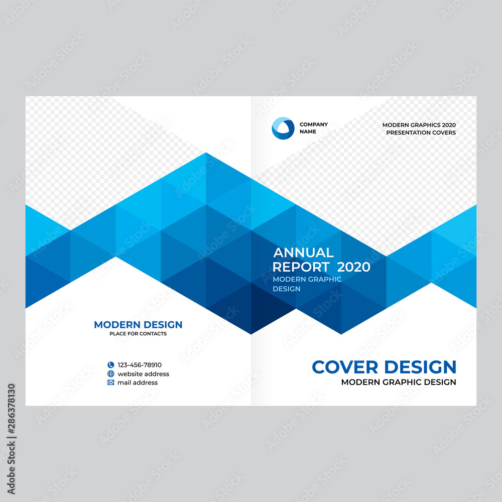 Cover design for presentations and advertising, creative layout of ...