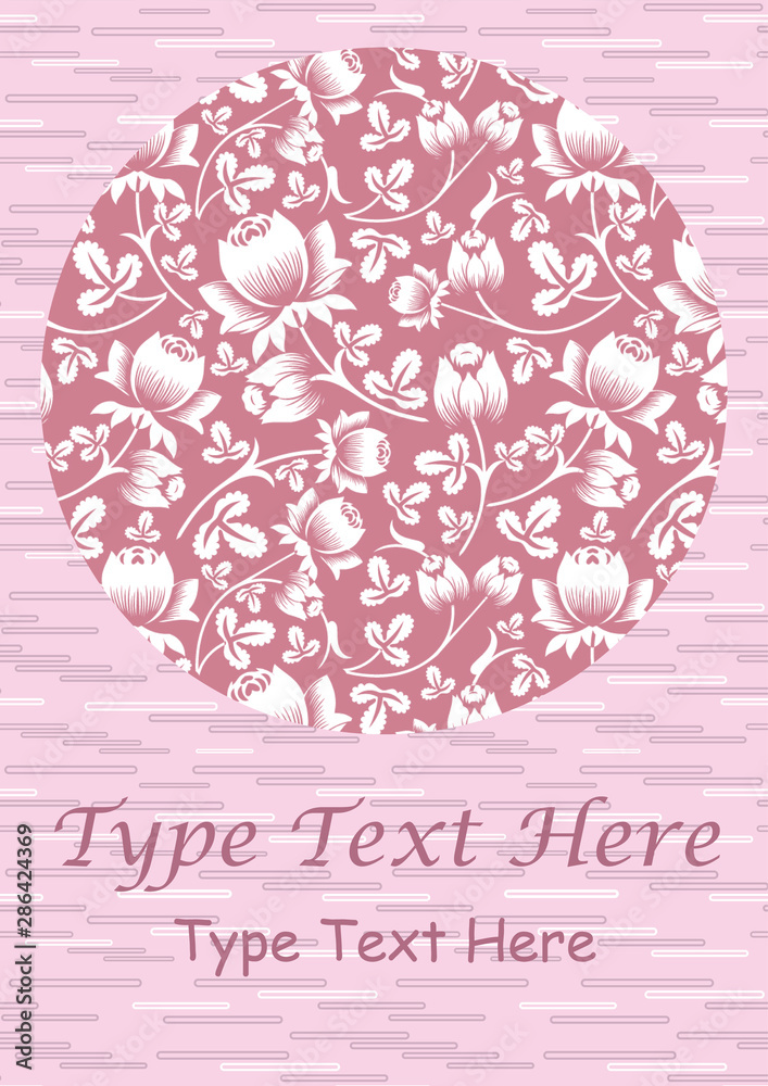 Lovely greeting card design with some texture in Stock Vector | Adobe Stock