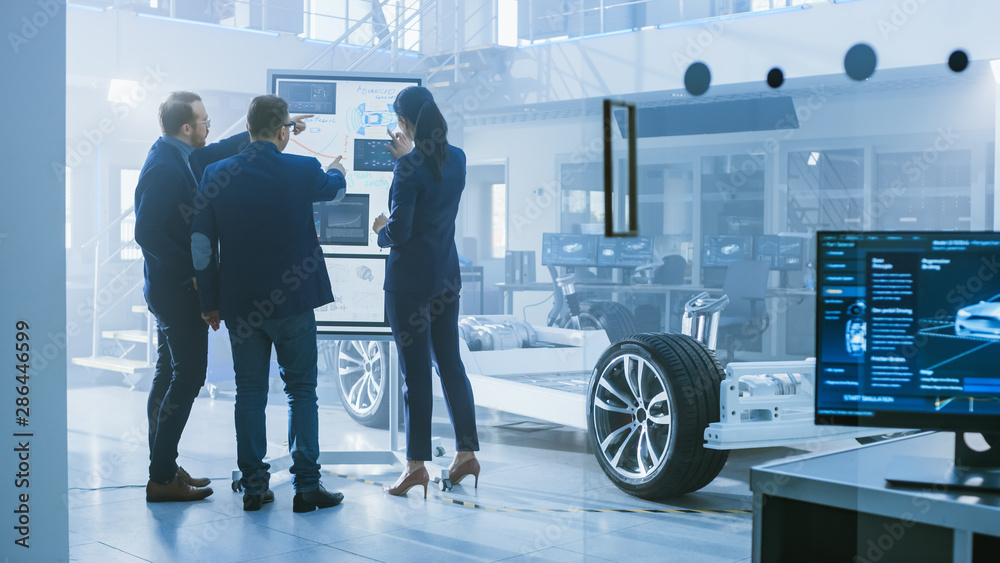 Diverse Team of Design Engineers are Working and Discussing Something ...