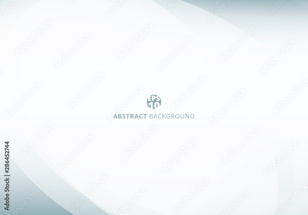 Abstract template elegant header and footers blue curve light template ...
