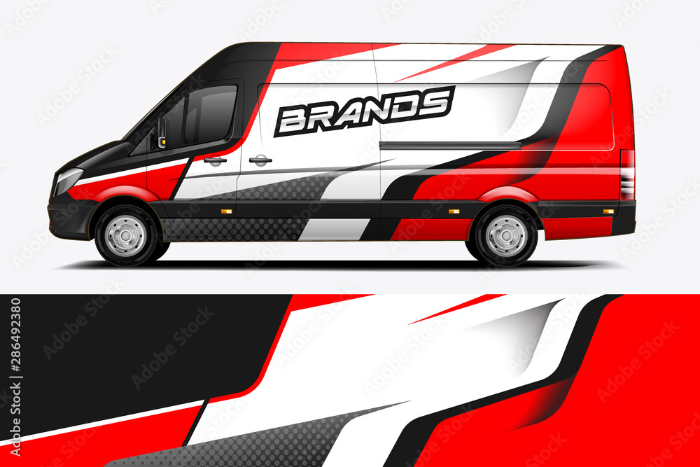 Van Wrap Livery Design For Company Ready Print Wrap Design For Van 