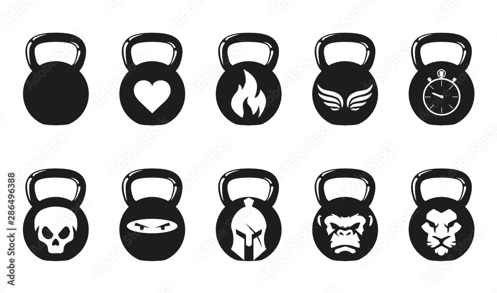 Kettlebell_ART Stock Vector | Adobe Stock