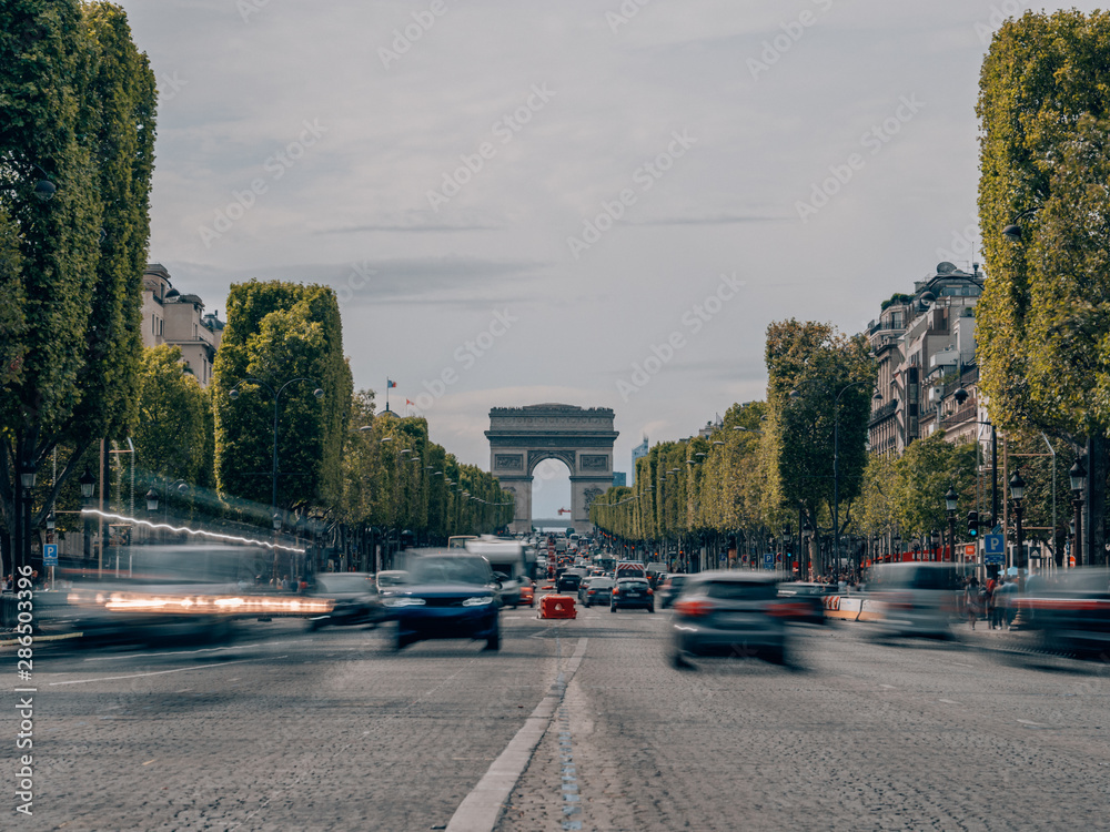 Champs de Elysee in Paris Stock Photo | Adobe Stock