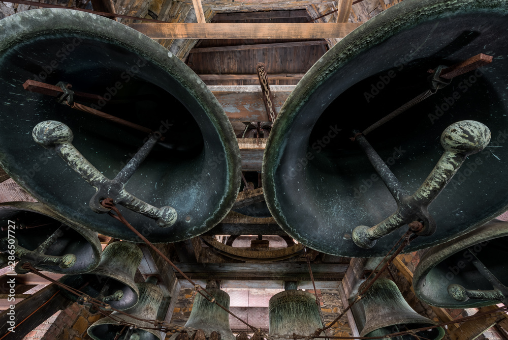 Derelict Massive Brass Bells - Abandoned St. Joseph Church - Albany ...