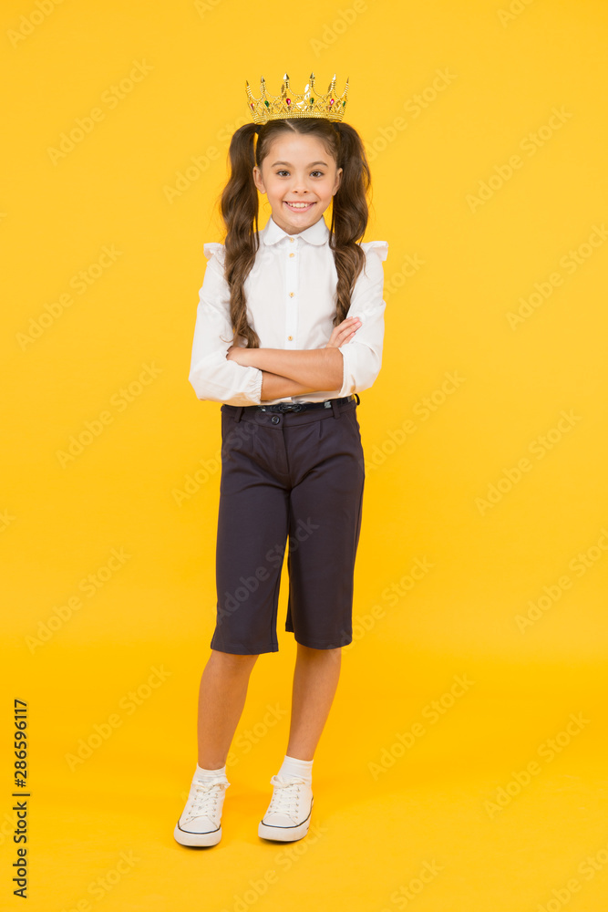 Just best. Princess life. Symbol of luxury. Small princess. Beautiful ...