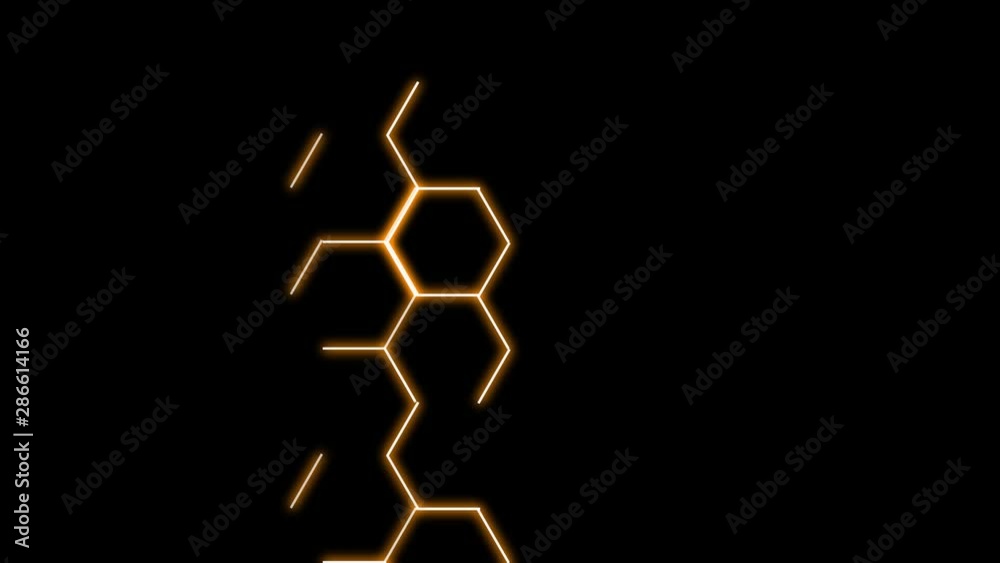 Interactive animated molecule chemical formula bonding formation. 4k ...
