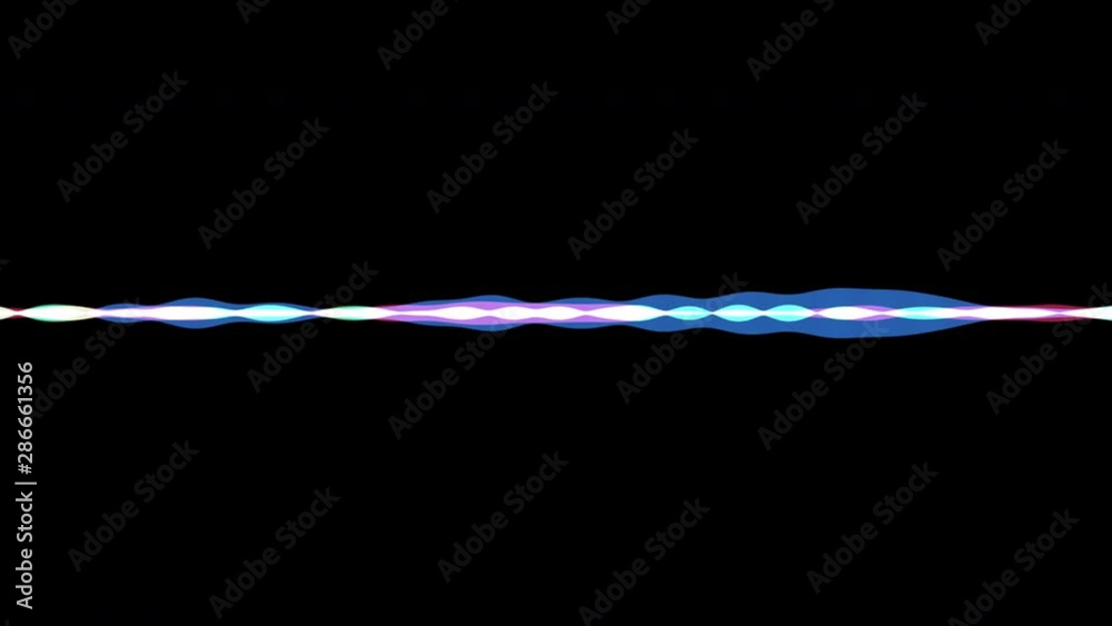 Audio wave spectrum. Music sound waves 4k. Digital process or recording ...