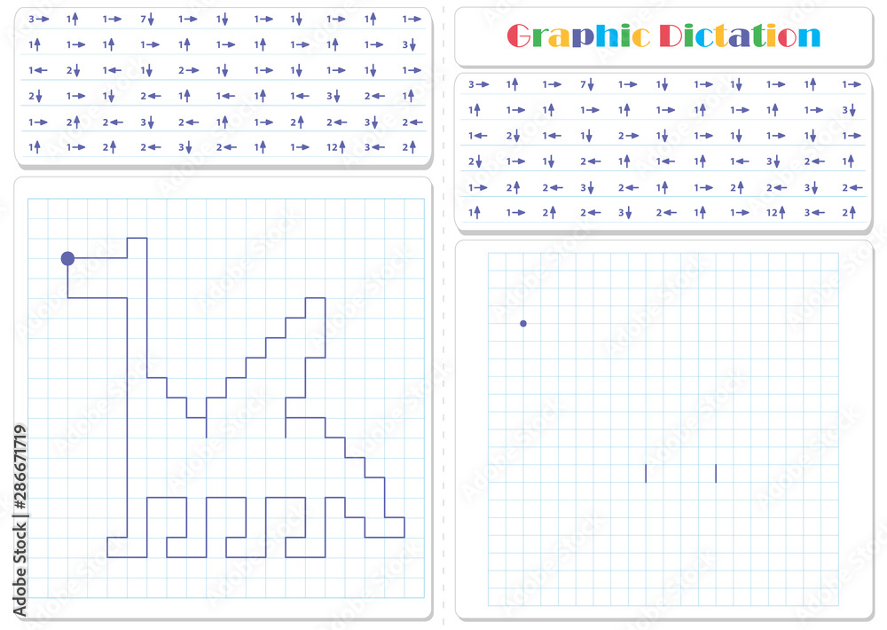 Draw a picture on the arrows. Worksheet for kids Stock Vector | Adobe Stock