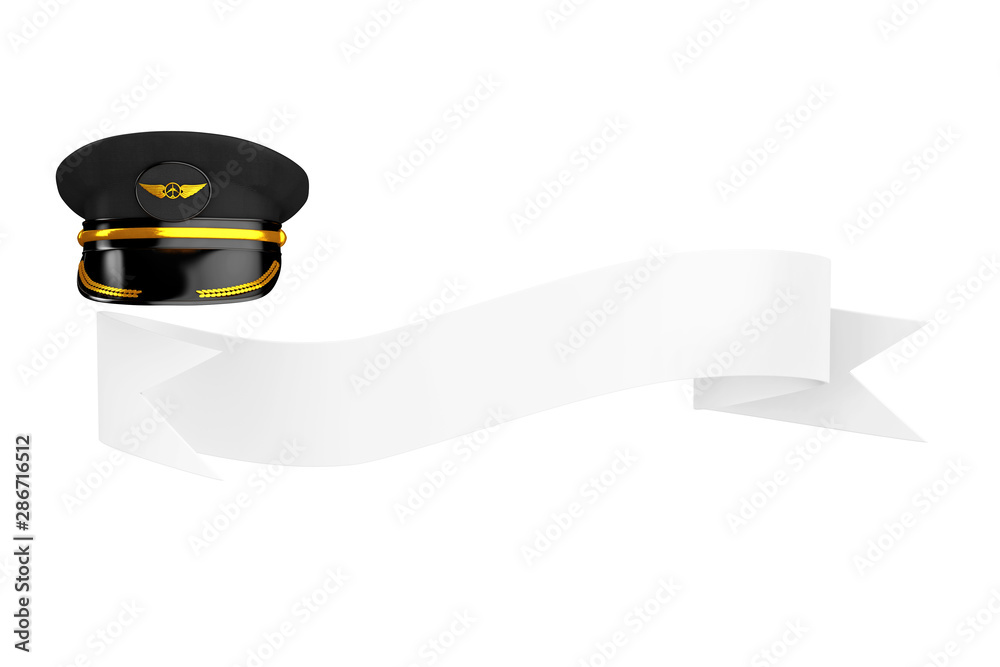 Civil Aviation and Air Transport Airline Pilots Hat or Cap with Gold ...