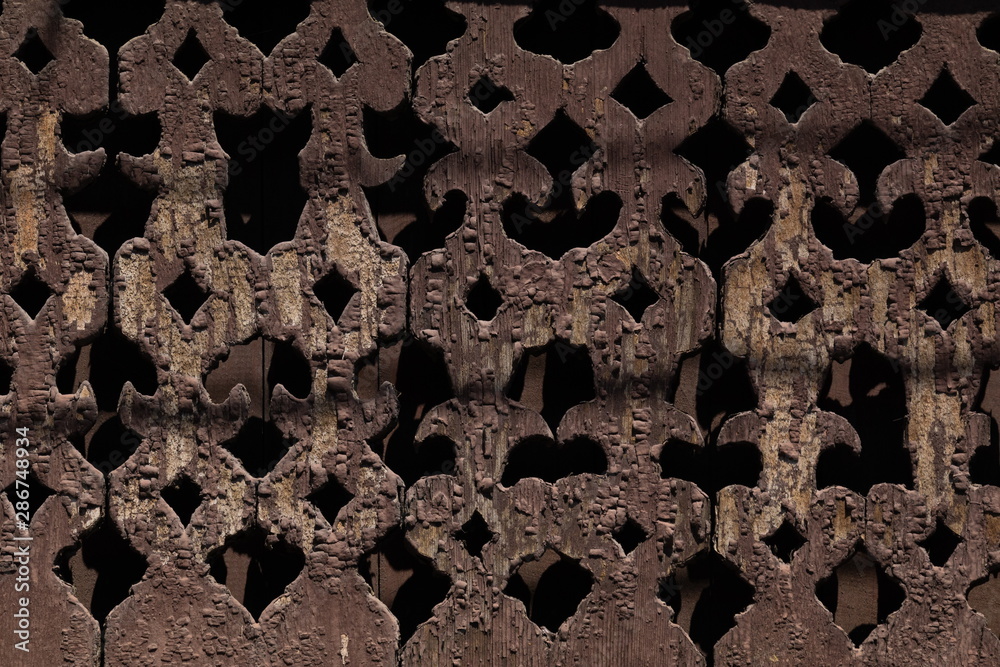 Elements of architectural decorations of buildings, gypsum stucco, wall ...