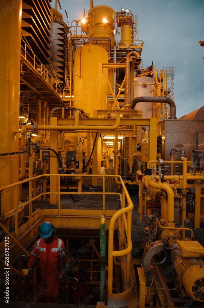 Oustide view of FPSO vessel Stock Photo | Adobe Stock
