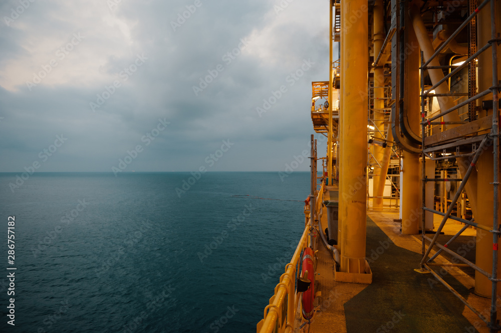 Side view of FPSO vessel Stock Photo | Adobe Stock
