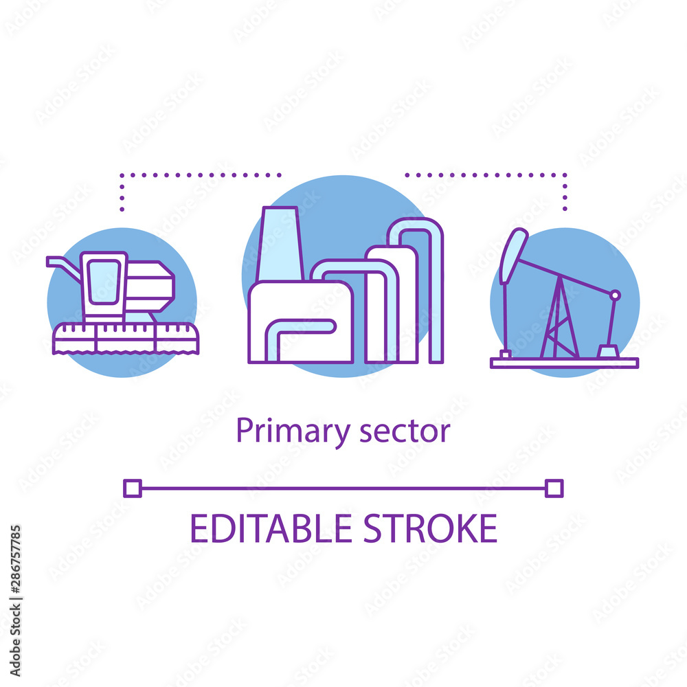 Primary Sector Concept Icon Product Fabrication And Construction Idea primary-sector-concept-icon-product-fabrication-and-construction-idea