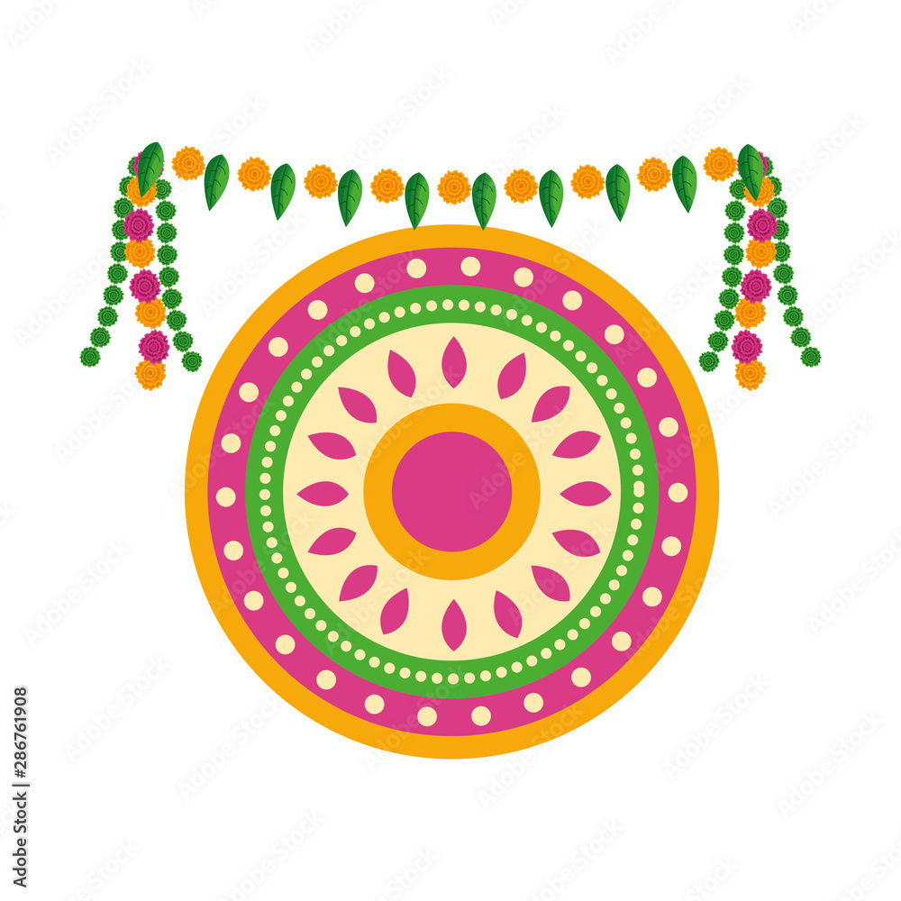 Toran and mandale of onam celebration design Stock Vector | Adobe Stock