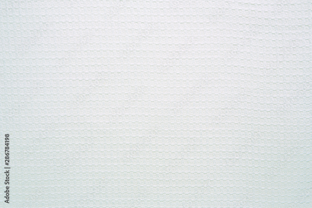 texture background of white linen waffle fabric Stock Photo | Adobe Stock