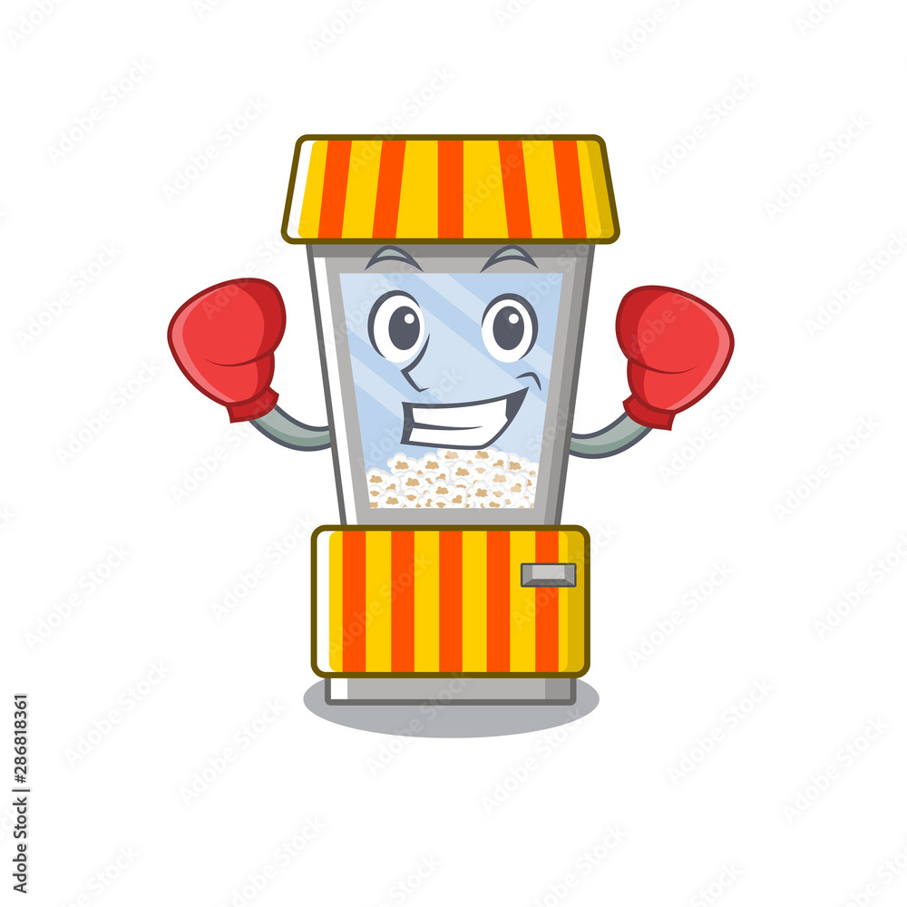 Popcorn Machine Cartoon