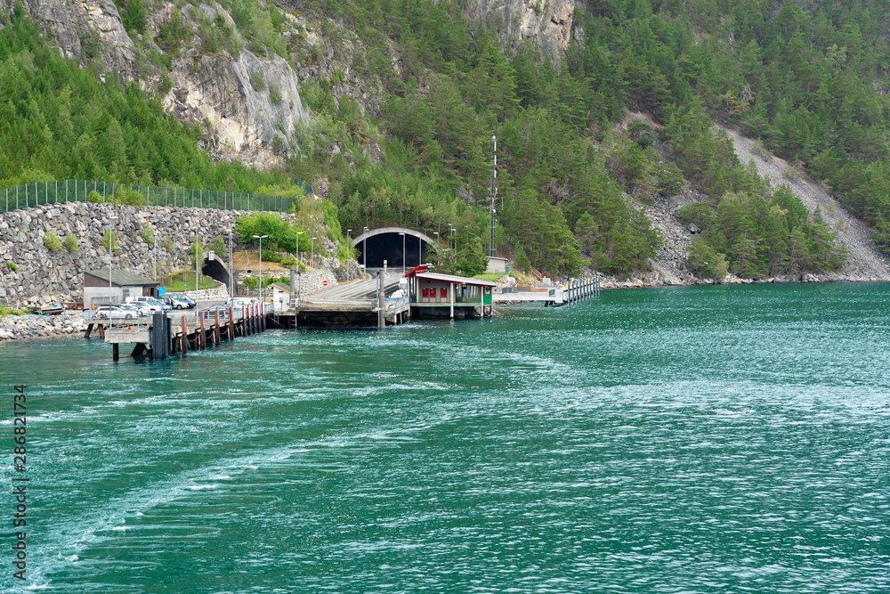 The World's Longest Road Tunnel - Laerdal Tunnel, Norway. Ferry ...