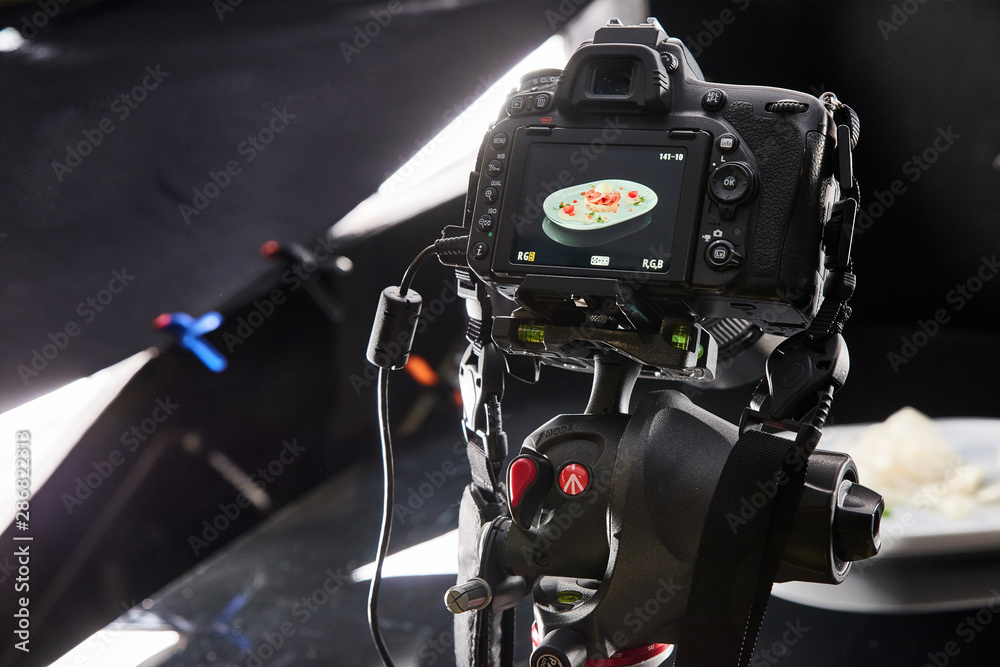 BACKSTAGE WITH PROFESSIONAL PHOTO SHOOTING FOOD MENU FOR RESTAURANT ...