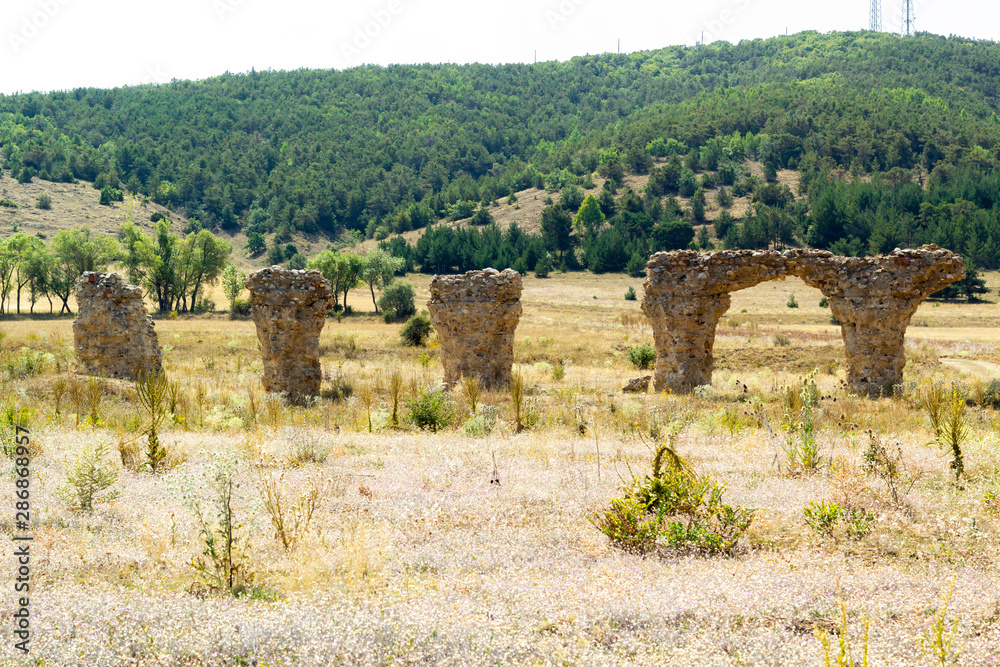 The remains of the 15th Apollonar legion in Satala (Sadak) on the ...
