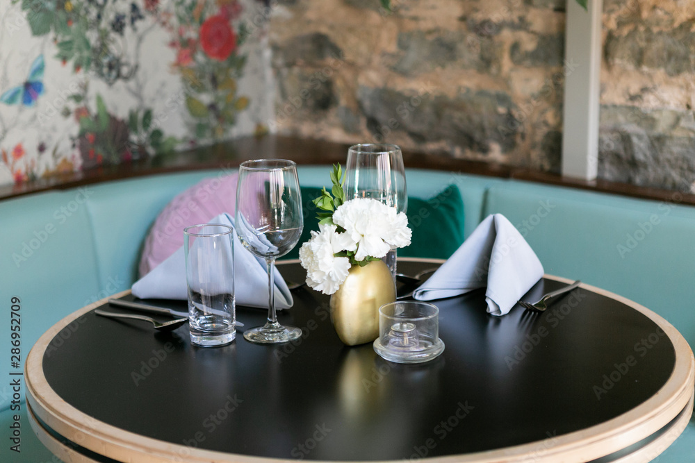 Trendy Restaurant Table Setting