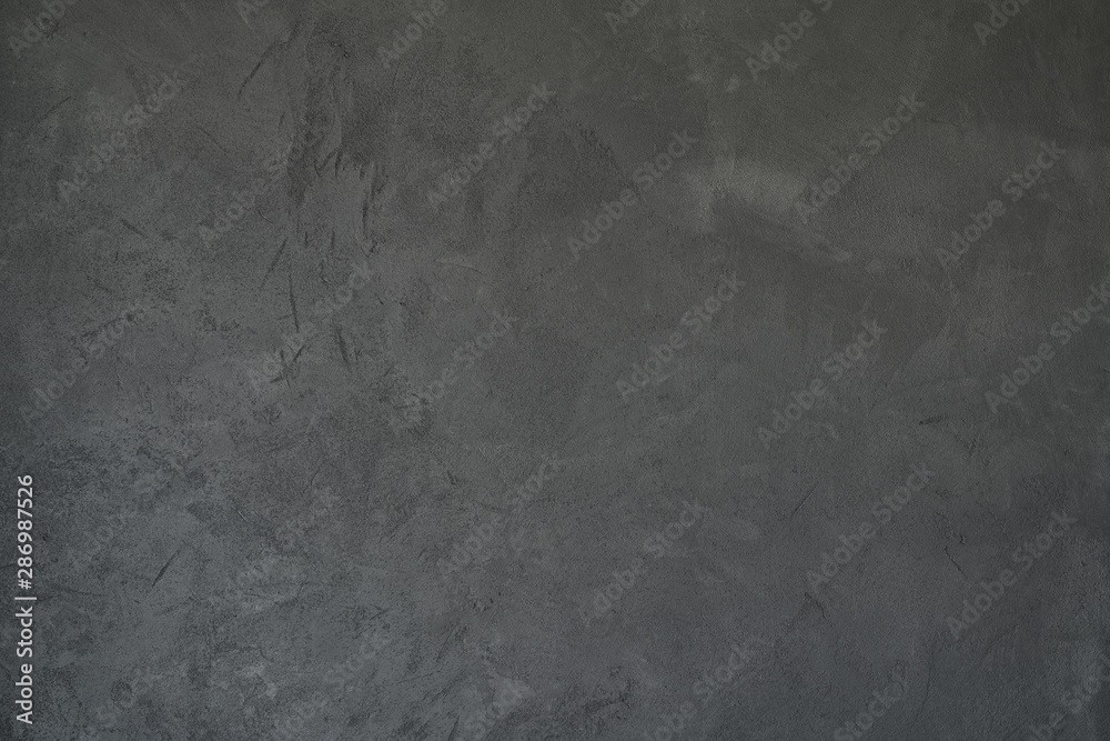 texture of dark gray wall with decorative plaster concrete effect Stock ...