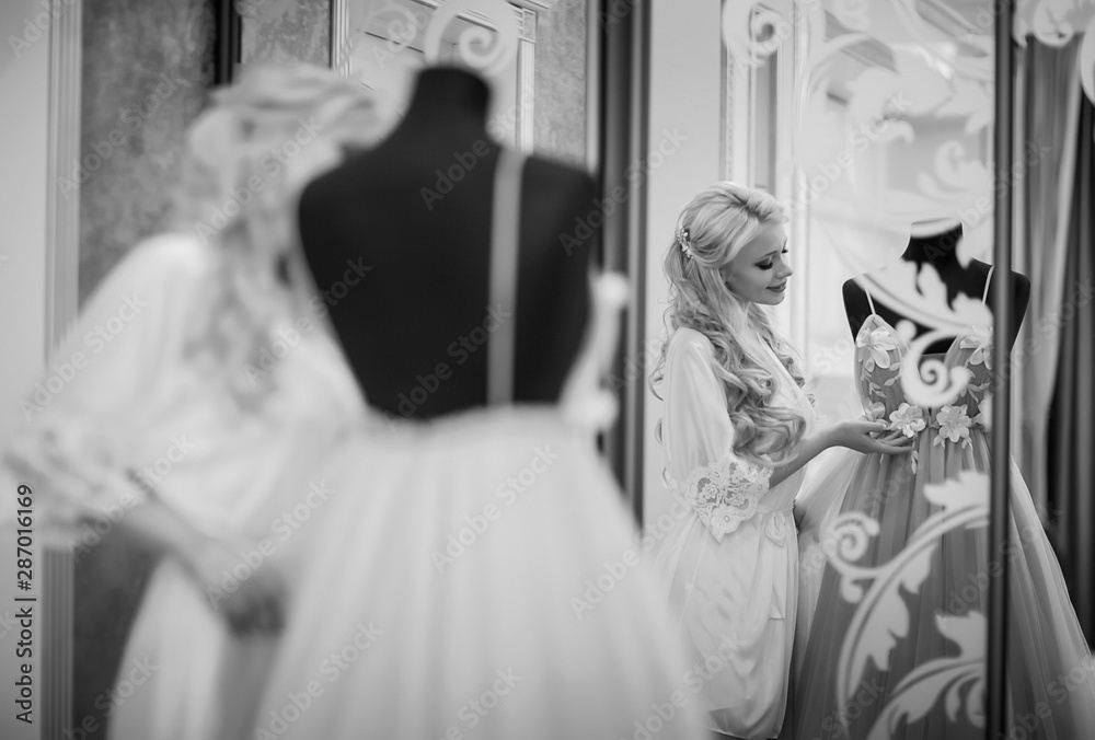 cute girl is going to marry,bride's morning Stock Photo | Adobe Stock
