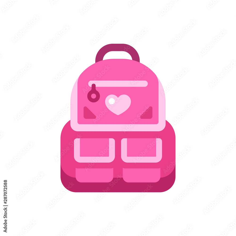 Backpack Flat Icon