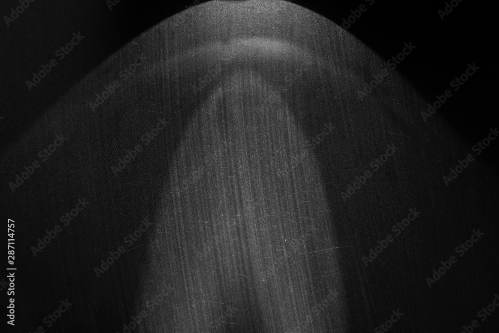 blackboard white spotlight texture background. dark wall backdrop ...