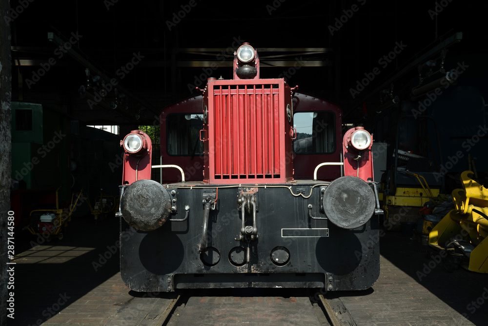 alte Züge, Eisenbahn-Friedhof, lost place Eisenbahn Stock Photo | Adobe ...
