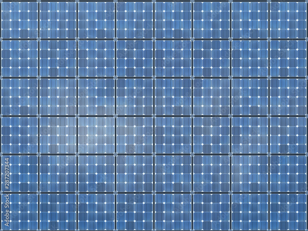 Seamless texture of solar panels. Stock Illustration | Adobe Stock