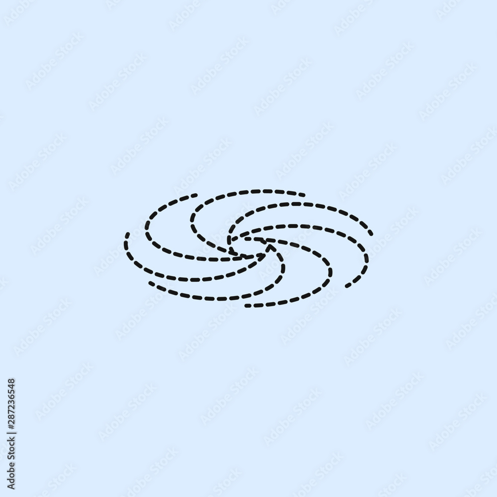 galaxy icon. elements of space icon. signs, symbols collection, simple ...