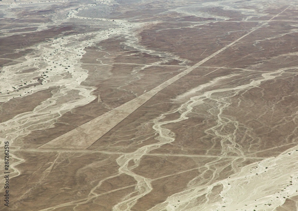 Nazca or Nasca mysterious lines and geoglyphs Stock Photo | Adobe Stock