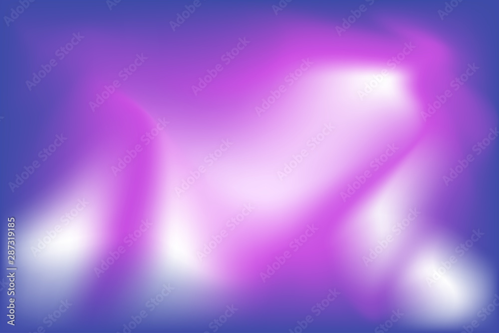 Beautiful gradient with white blue and purple transitions. Chaotic ...
