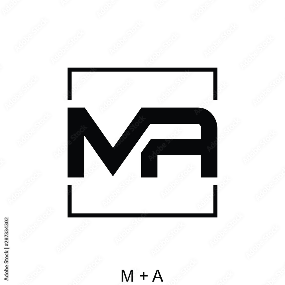 letter M and A concepts ready to use Stock Vector | Adobe Stock