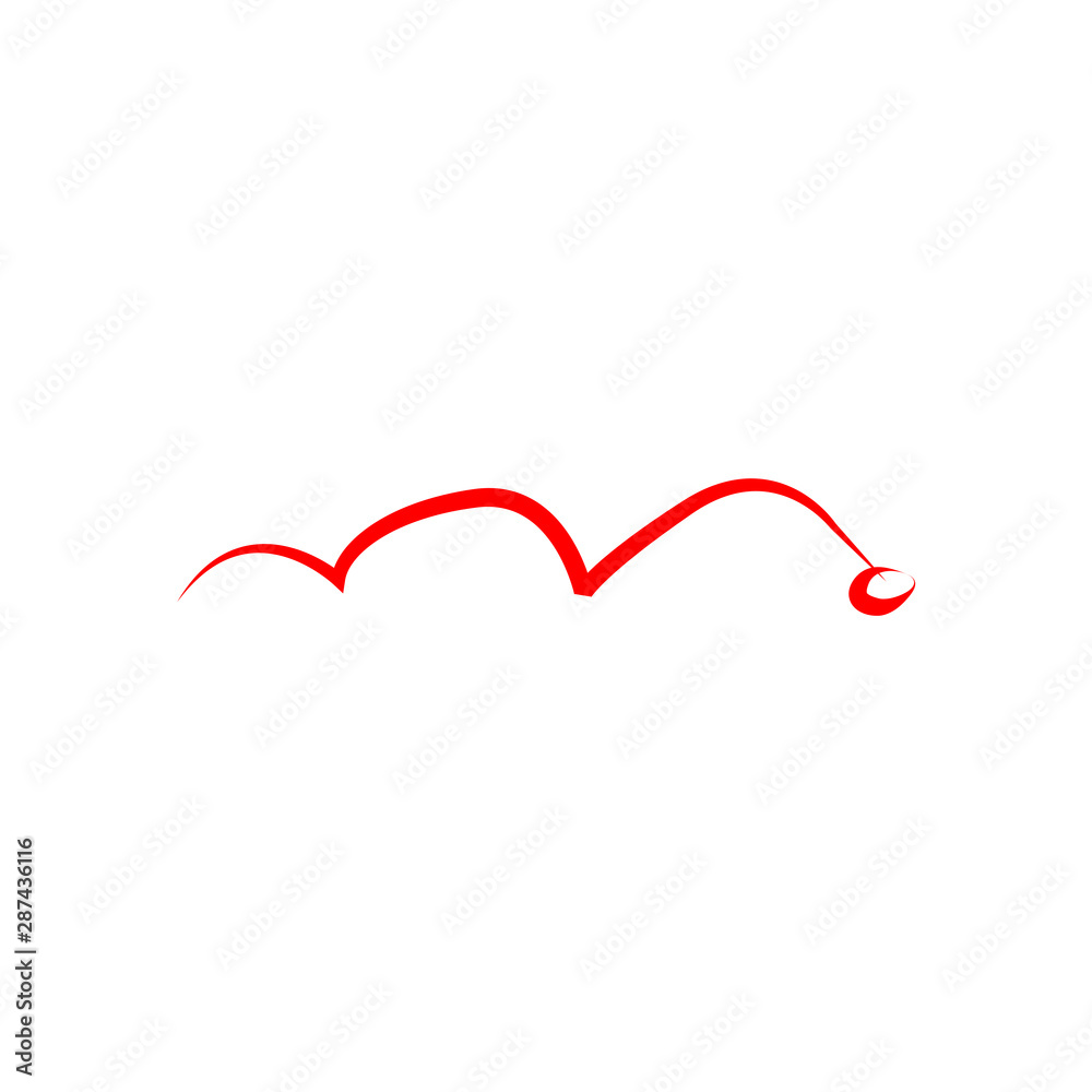 Bouncing ball. Timing and spacing. Vector flat outline icon ...